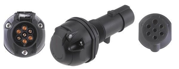 Voltage Reducing Interconnector 7P HGV To 7P Car Socket - RED ...