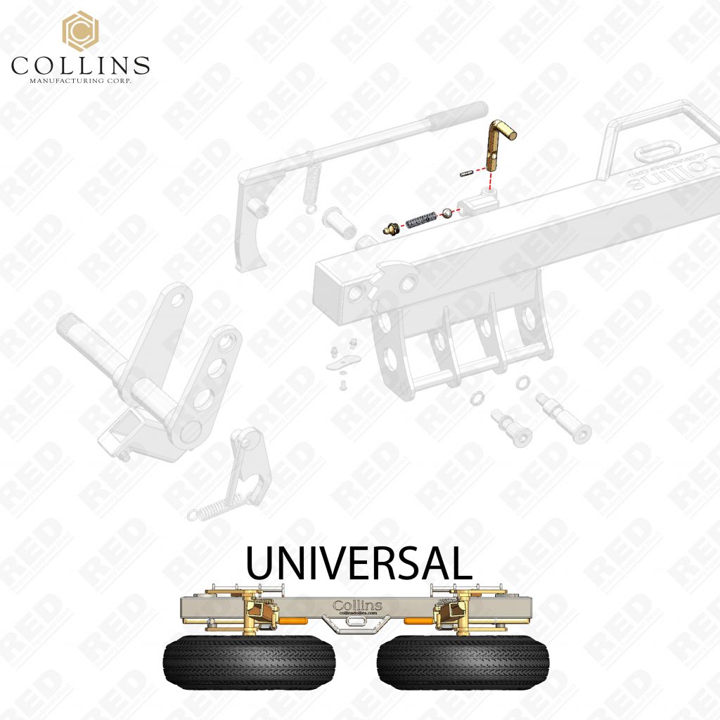 Collins Spare Hi-Speed Dolly Safety Lock Kit - RED - RECOVERY EQUIPMENT ...