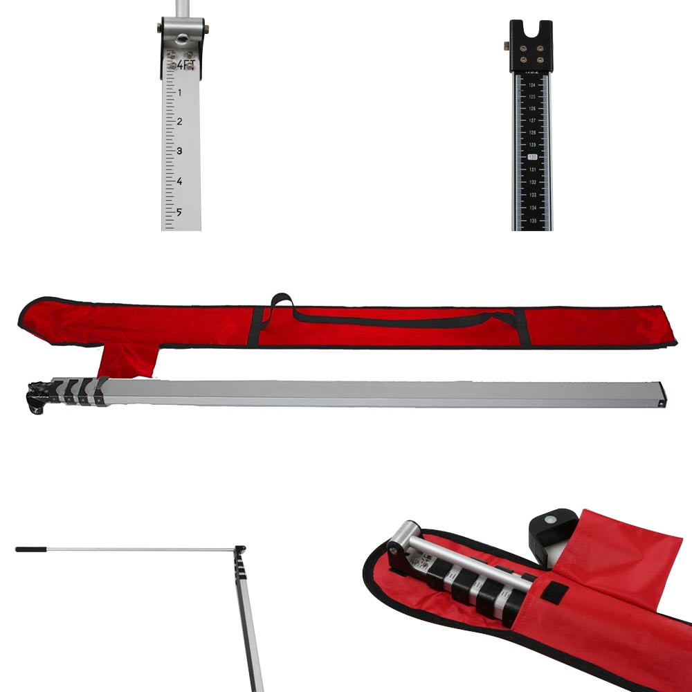 Height Measuring Stick in Carrying Sleeve - RED - RECOVERY EQUIPMENT DIRECT