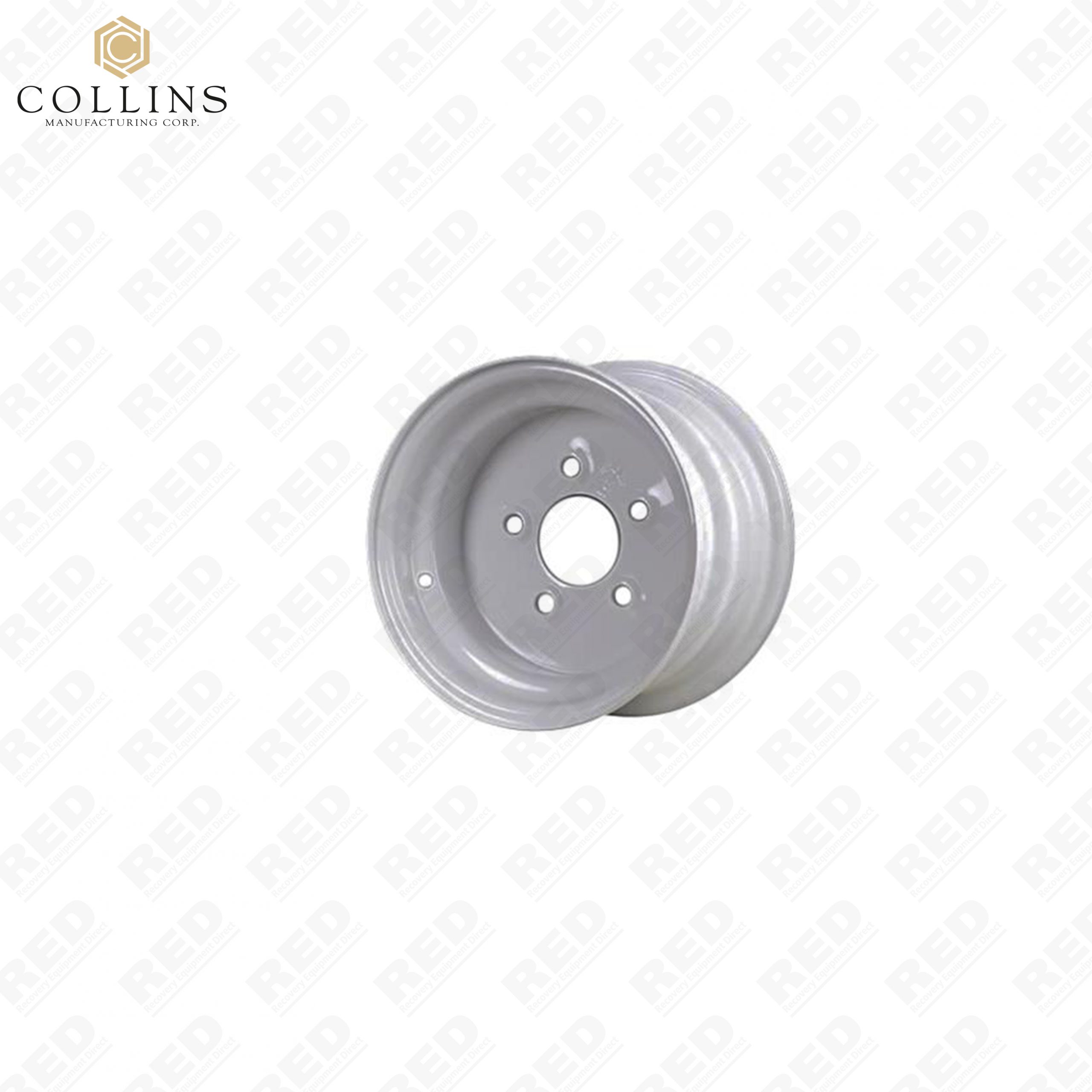 Collins Spare 5 Stud Steel Wheel Only (No Tyre or Tube) - RED ...