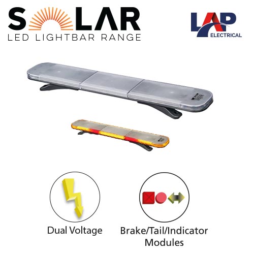 LAP Solar LED Lightbar 1200mm (48") Fully Loaded With Intergrated BTI ...